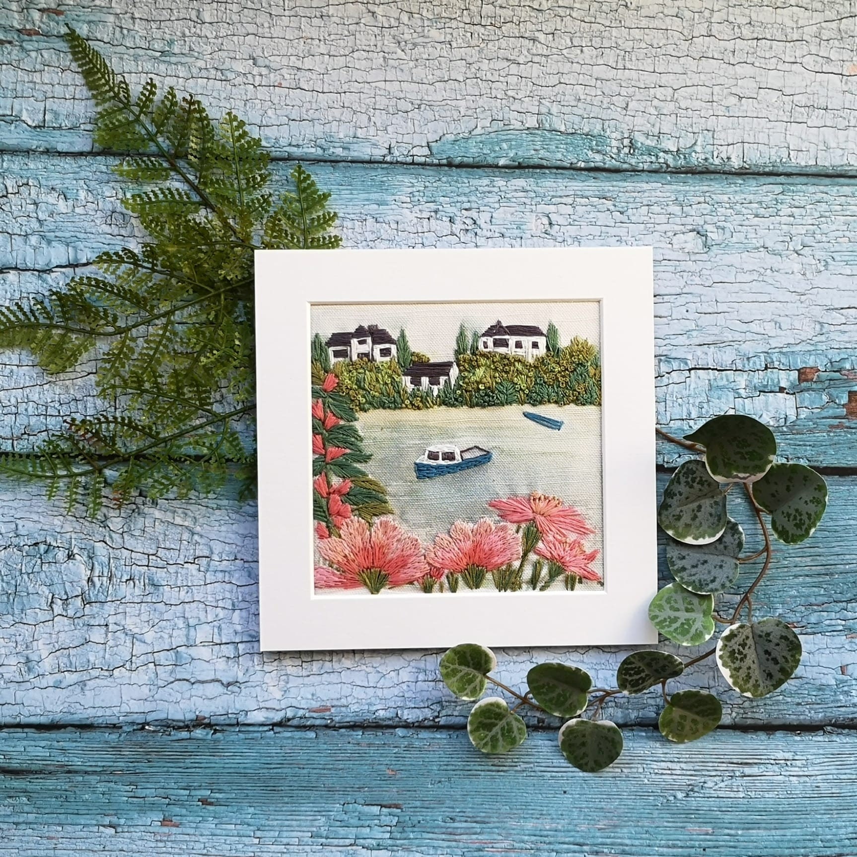 Embroidery Pattern Modern Embroidery Hoop Art Panel - Etsy