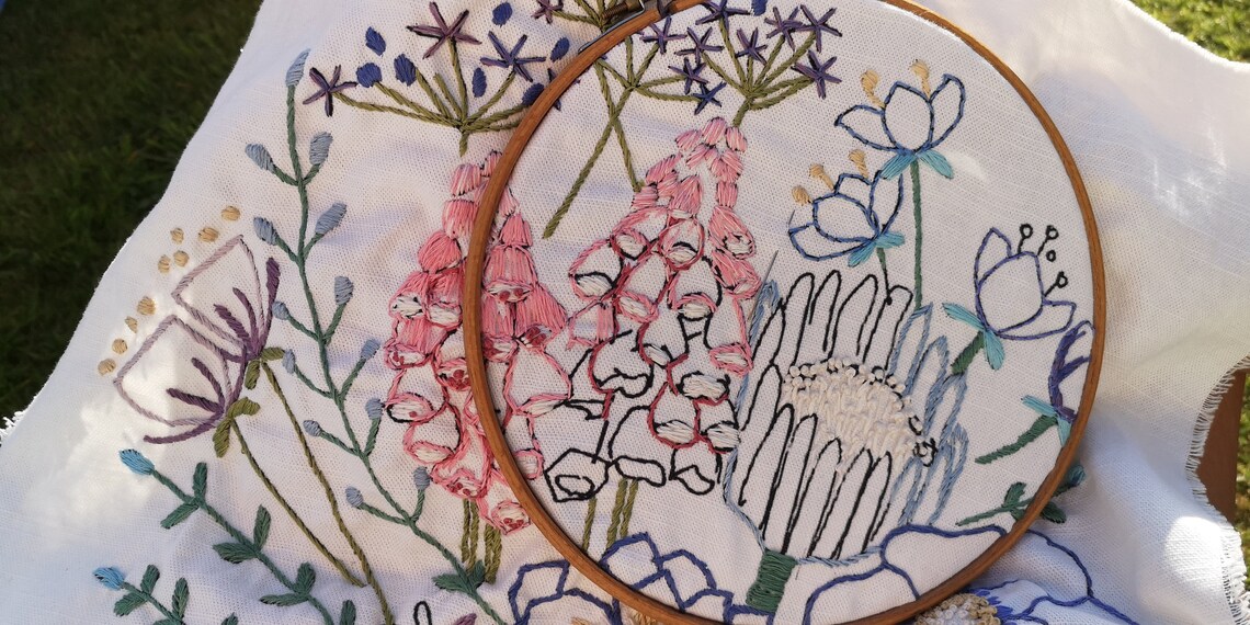 Botanical Embroidery Pattern Embroidery for Beginners - Etsy