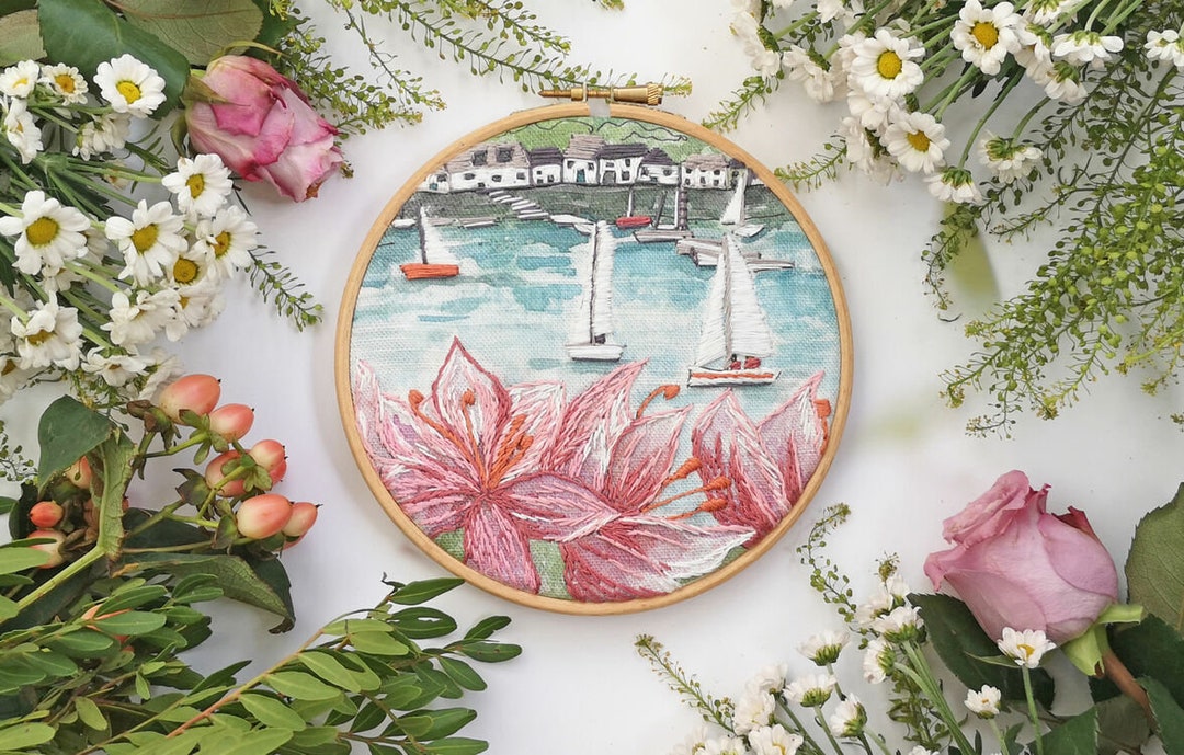 Regatta Coastal Embroidery PDF Pattern - Etsy