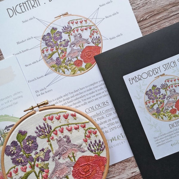 Botanical Embroidery Kit - Etsy