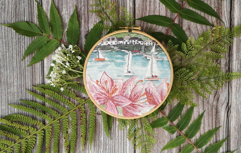 Regatta Coastal Embroidery PDF Pattern - Etsy