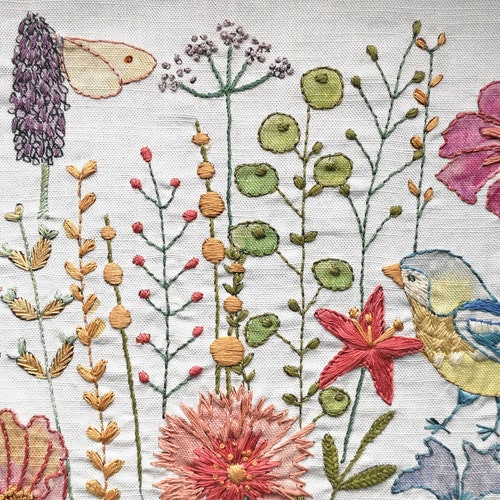 Botanical Embroidery Pattern - Etsy