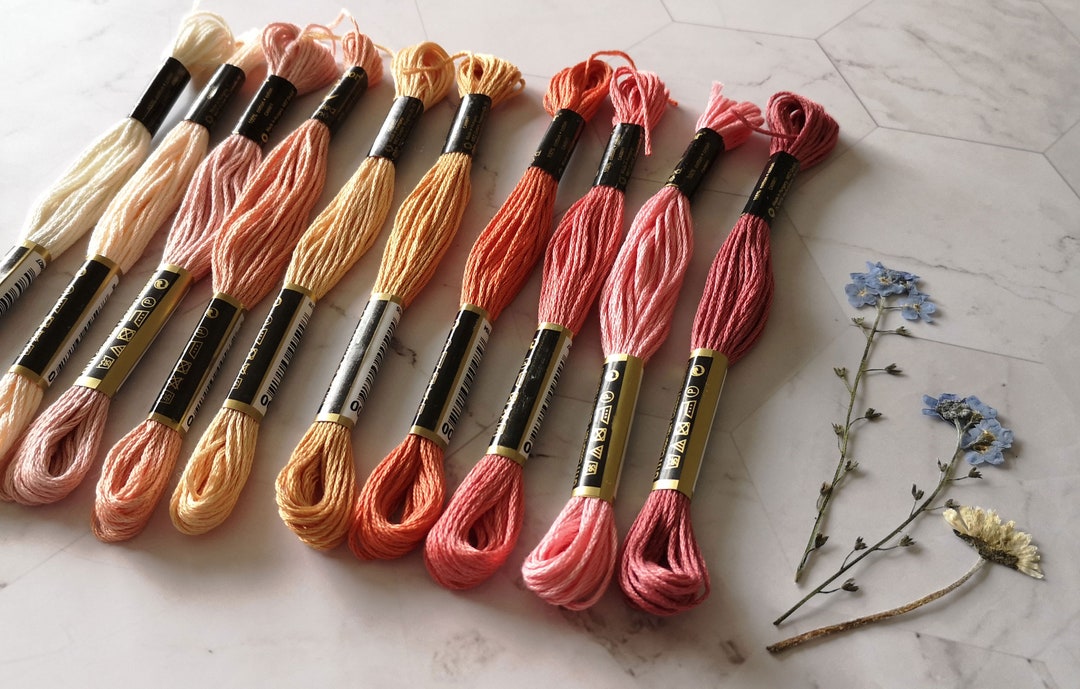 Pastel Embroidery Thread Pack - Etsy