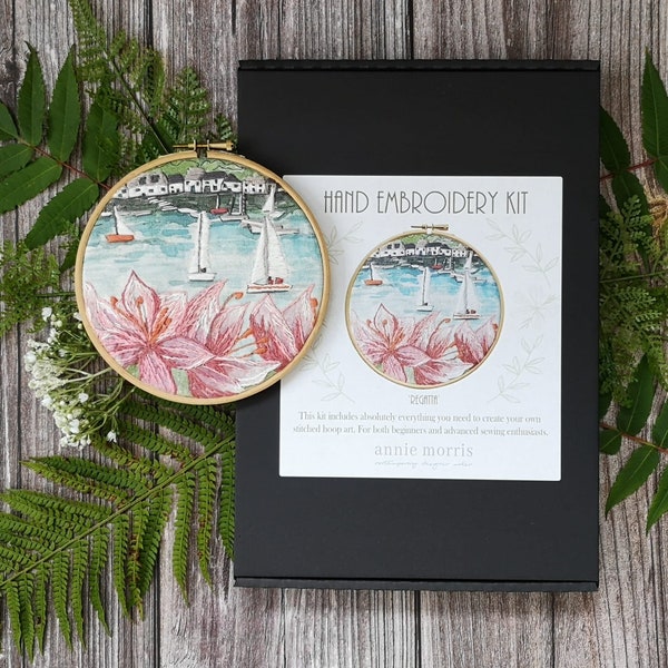 Hand Embroidery Kit - Etsy