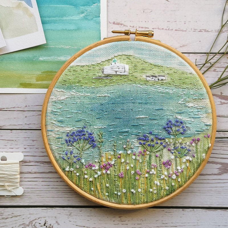 Coastal Embroidery - Etsy