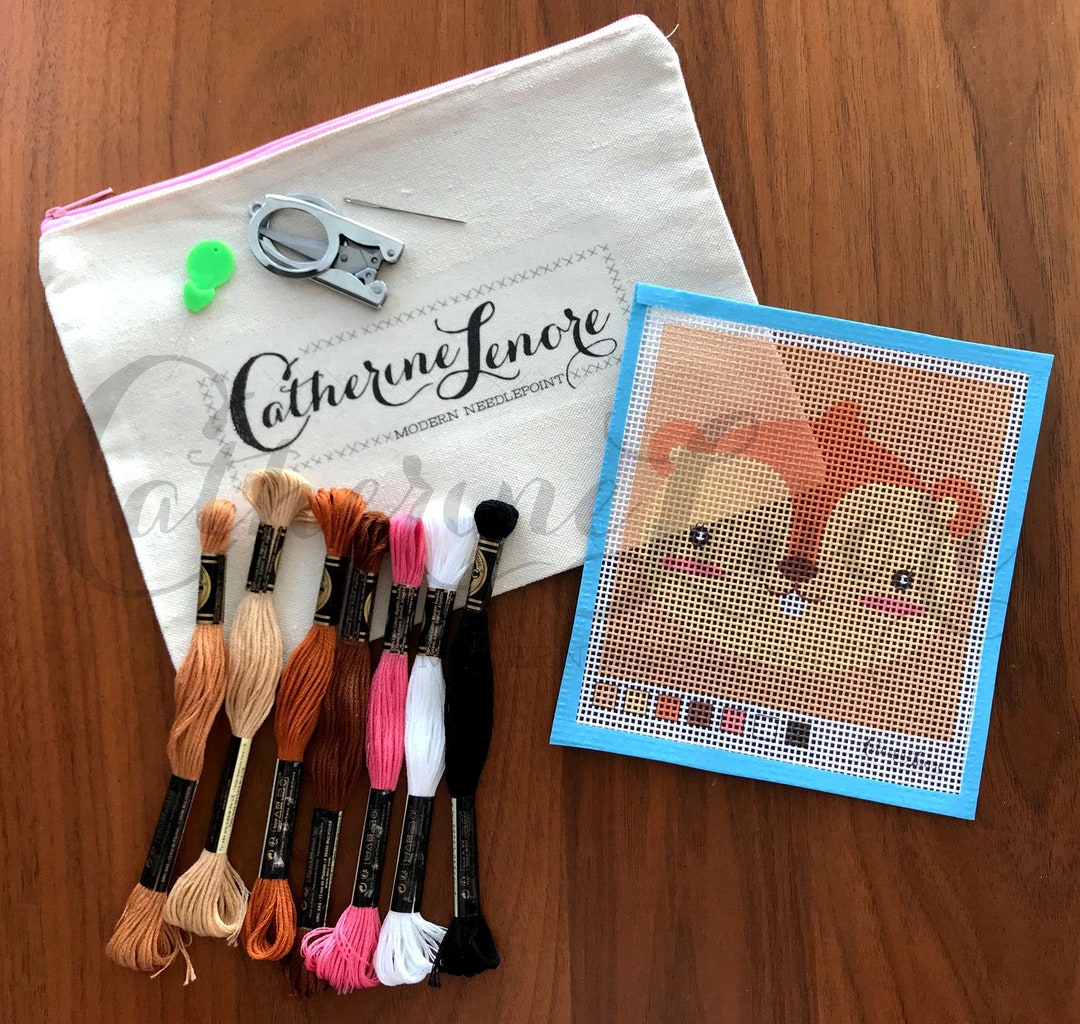 DIY Stitch Kit | Chipmunk | Forest Friends Needlepoint Kit - Etsy