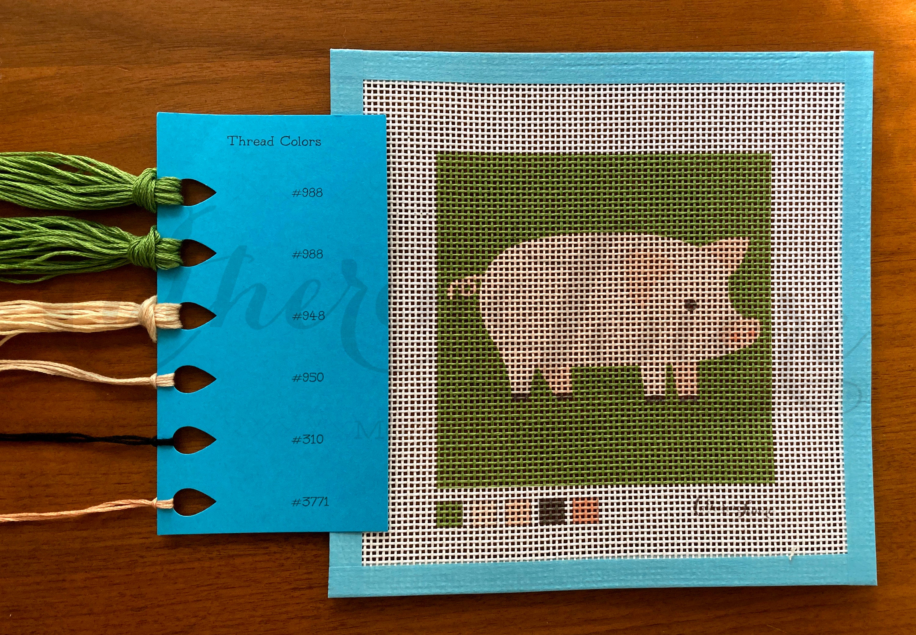 DIY Stitch Kit Pig Farm Animals Needlepoint Kit - Etsy