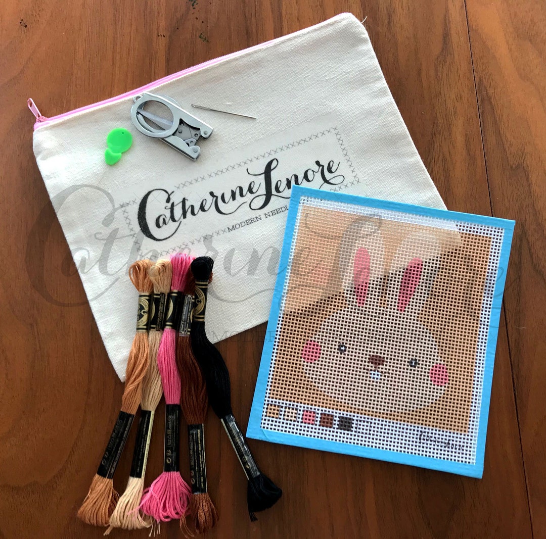 DIY Stitch Kit | Bunny | Forest Friends Needlepoint Kit - Etsy