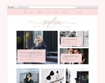 Kokoro A Beautiful Blog & Shop Wordpress Theme. Travel - Etsy