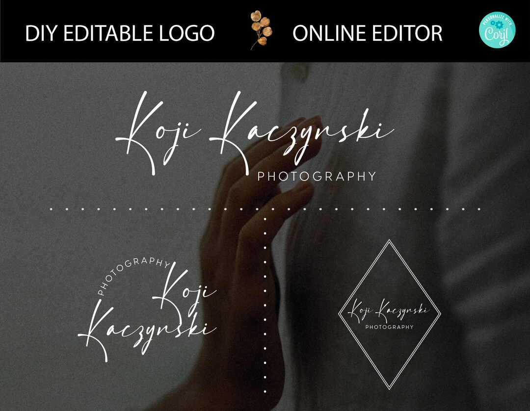 Editable Signature Logo Name Logo Business Logo Design - Etsy
