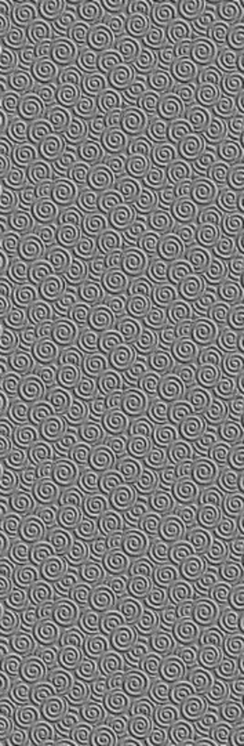 E505 Rolling Mill (repeating Spiral Strip-2) Low Relief Pattern 2.3x7 ...