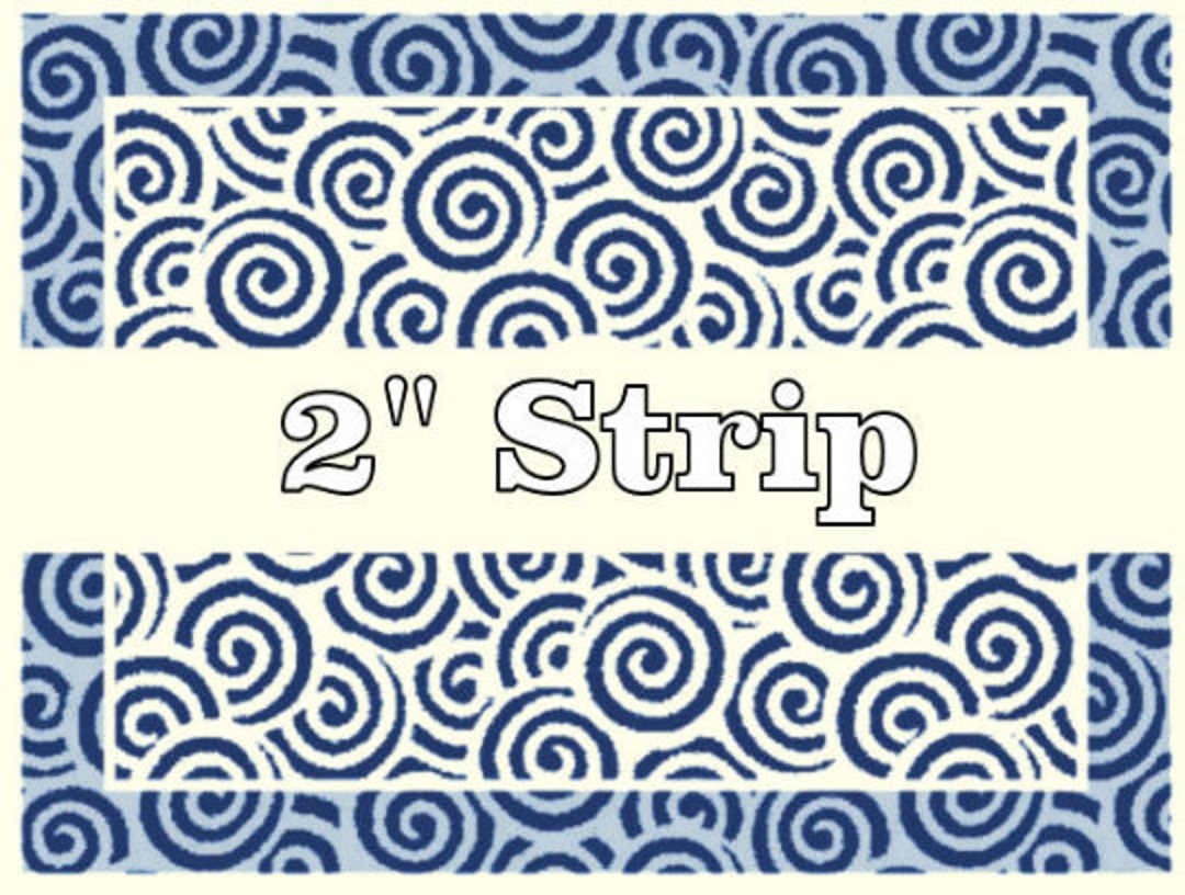 E505 Rolling Mill (repeating Spiral Strip-2) Low Relief Pattern 2.3x7 ...