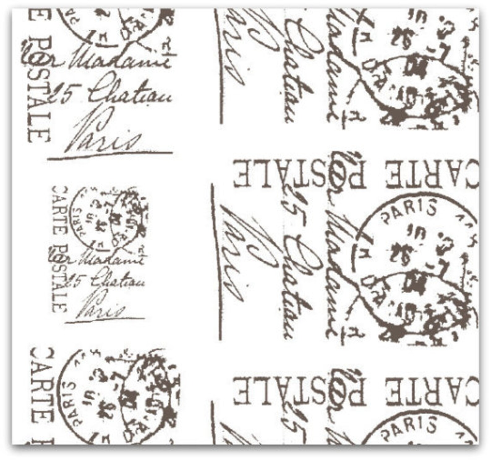 C305 (paris Postmark) ) for Rolling Mill, Low Relief 3" X 4" (laser ...