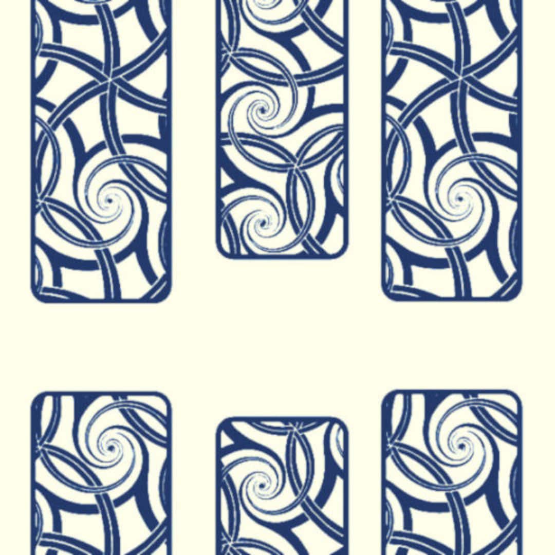 A327 (spiral Shapes) for the Rolling Mill, Low Relief Pattern. 2" X 3.5 ...