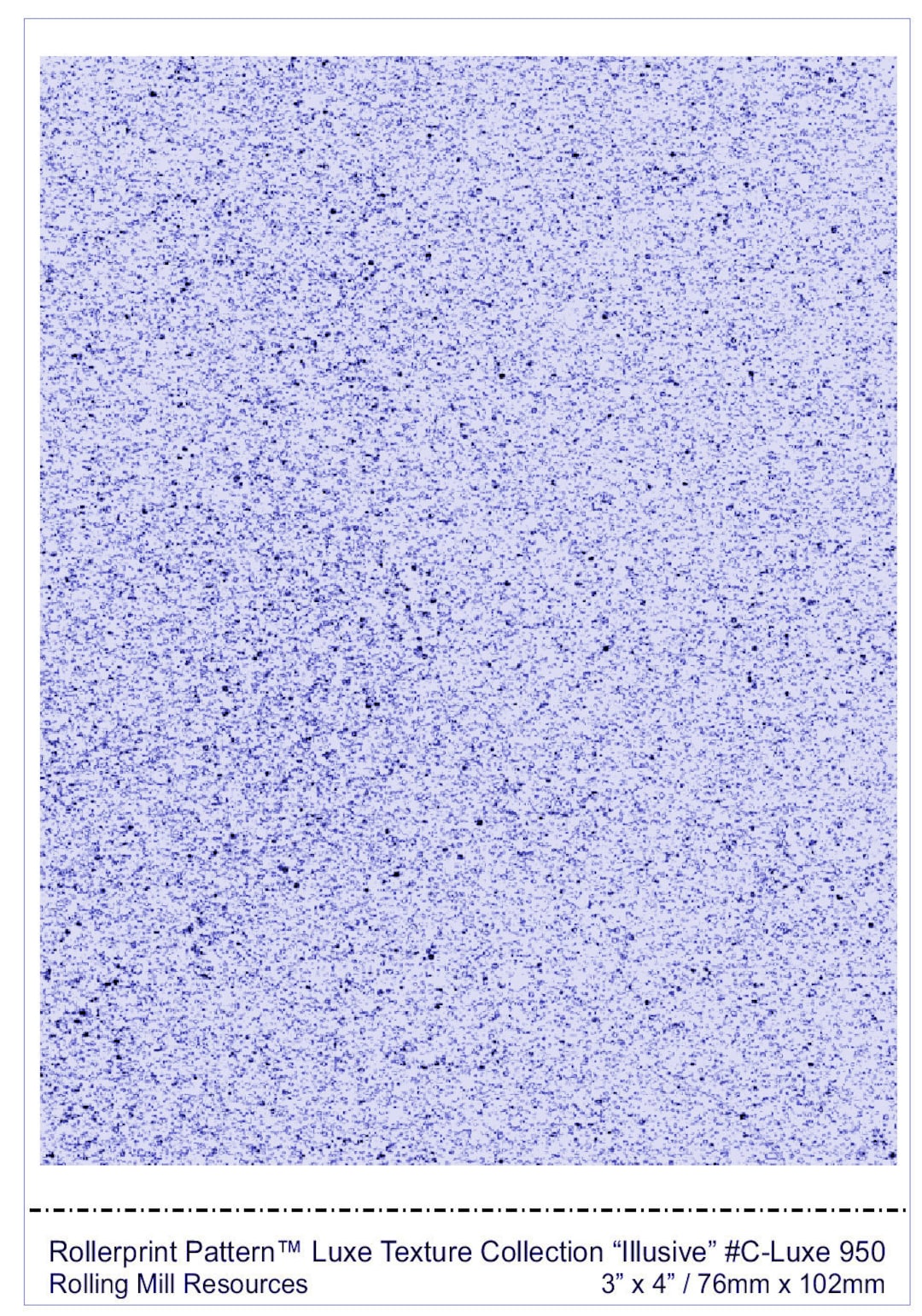 C950 "illusive" (luxe Texture Collection) Rolling Mill, Low Relief ...