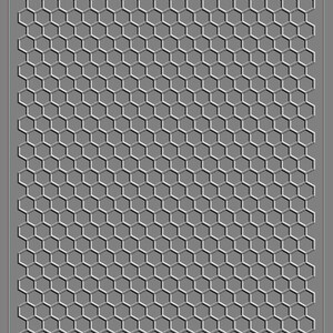 C2314 - Honey Comb #2 Rollerprint Pattern 3" X 4" (laser Engraved Paper ...