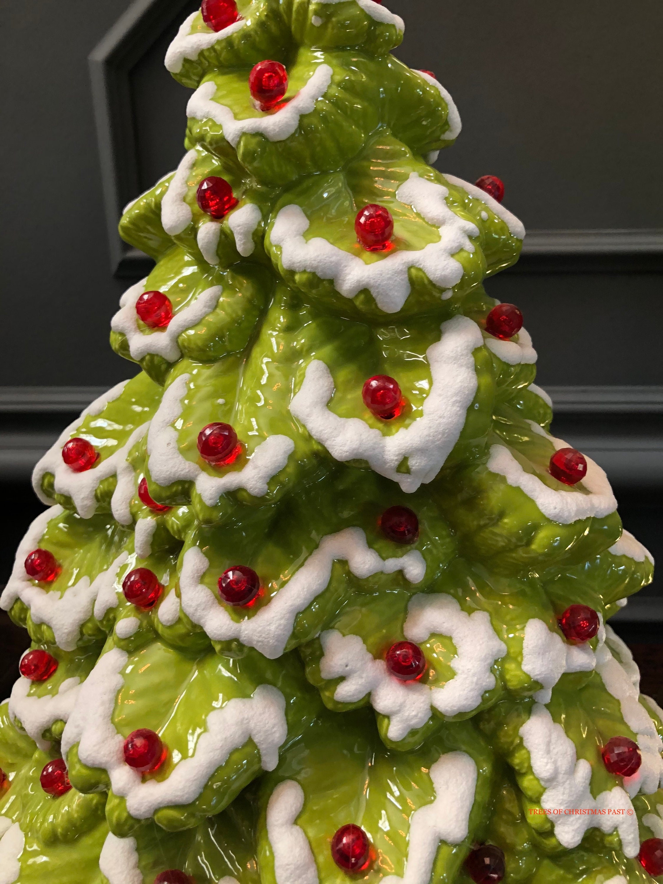 Grinch Inspired 18 Ceramic Christmas Tree | Etsy