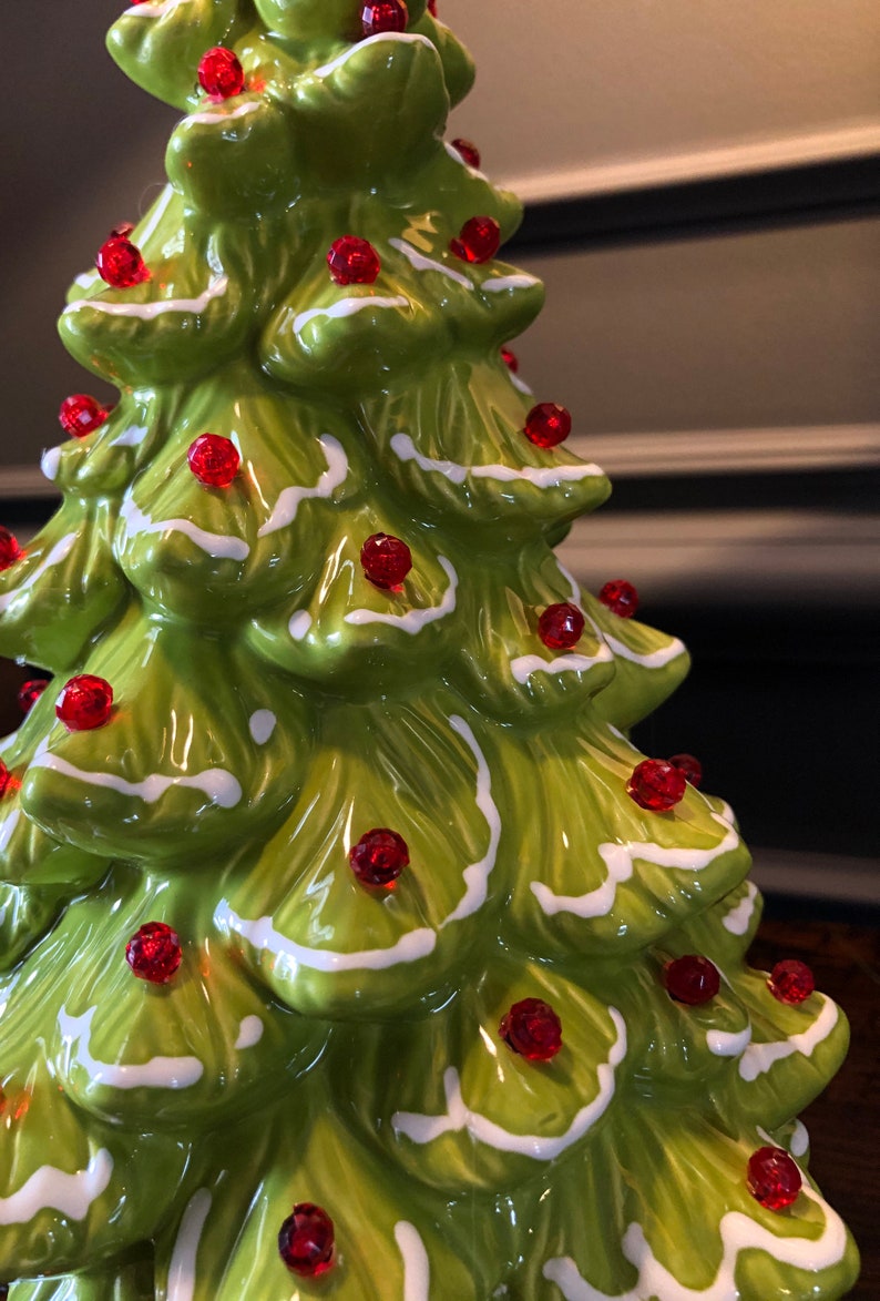 Grinch Inspired 12 Ceramic Christmas Tree | Etsy