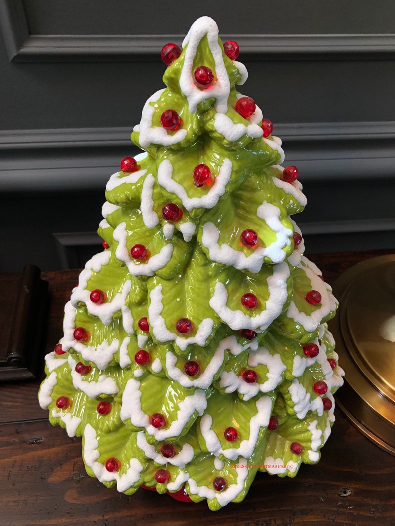 Grinch Inspired 18 Ceramic Christmas Tree | Etsy