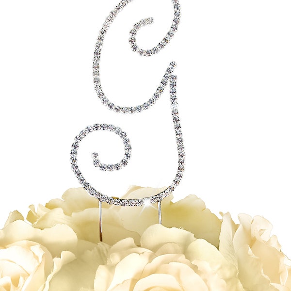 Monogram Cake Topper - Etsy