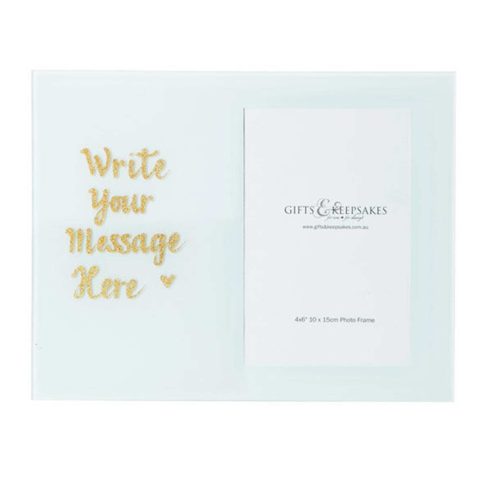 Personalised Photo Picture Frame Write Your Own Message - Etsy