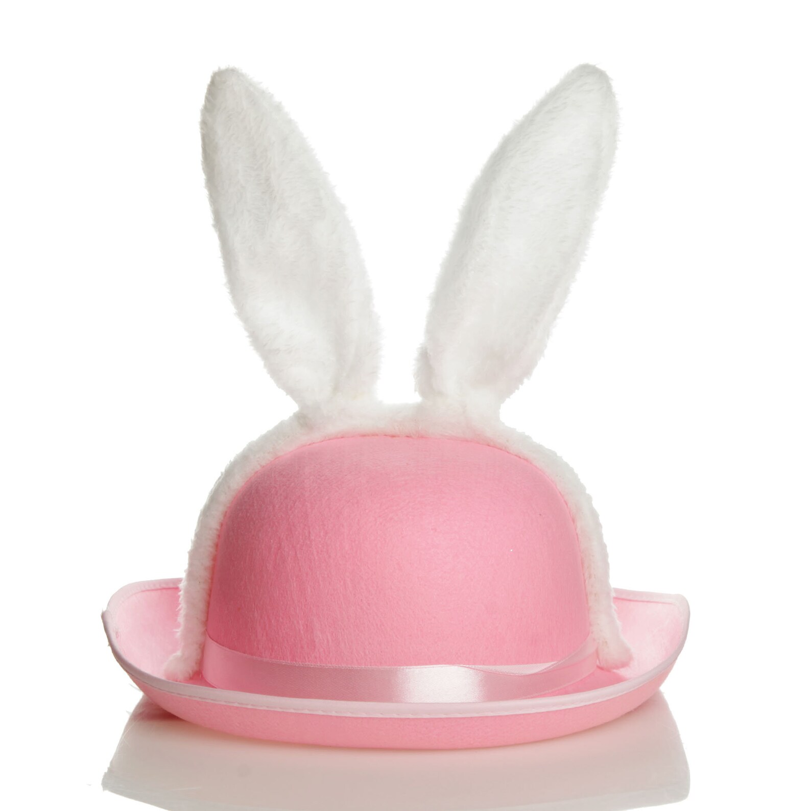 Personalised Pink Felt Easter Hat With Fluffy Bunny Ears - Etsy