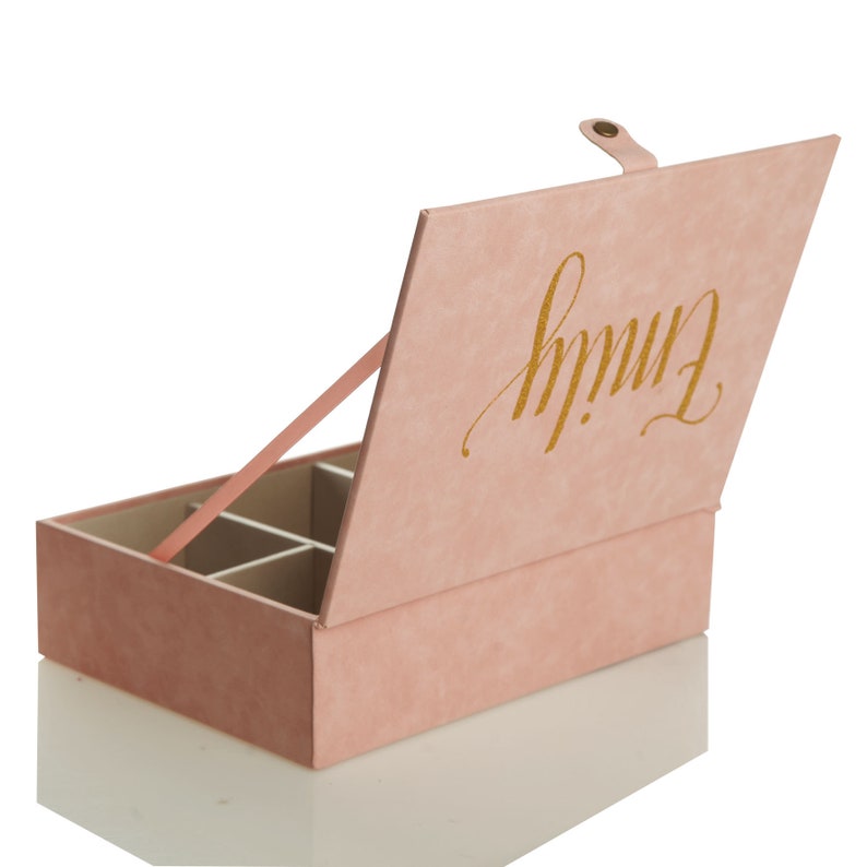 Personalised Large Pink Jewellery Box | Etsy