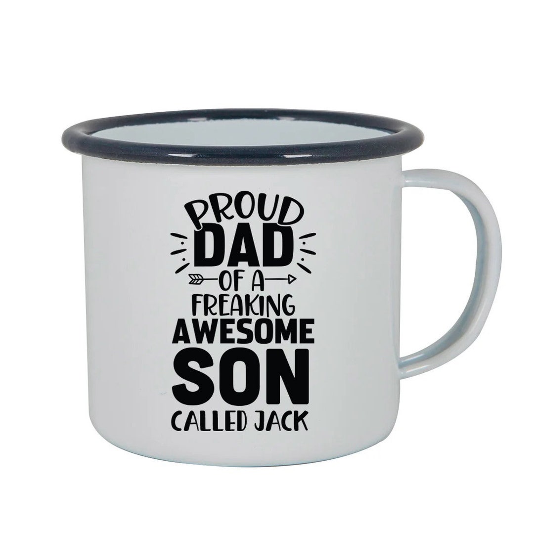 Personalised Etched Proud Dad Mug - Etsy