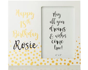 18th Birthday Photo Frame - Etsy