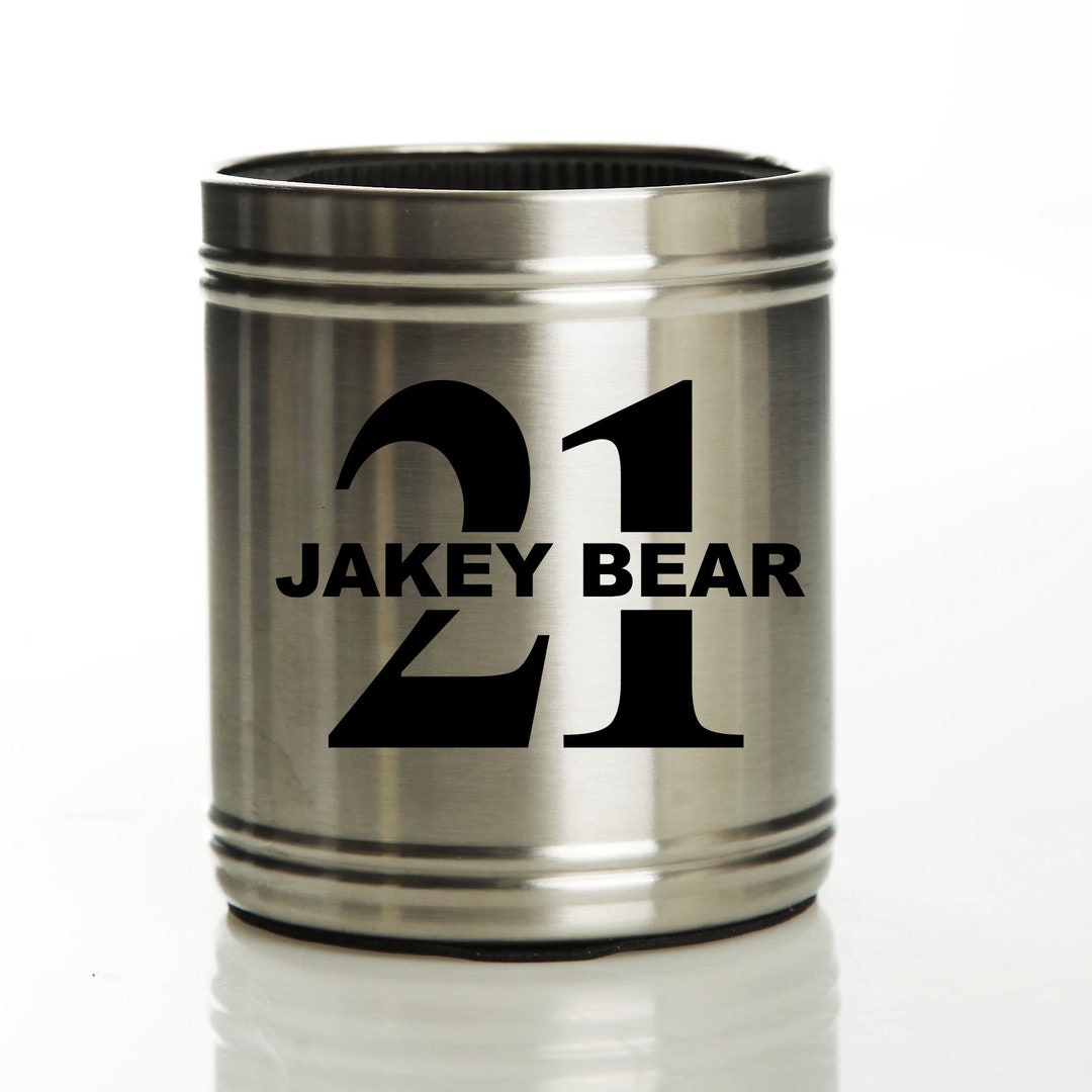 Personalised 21st Birthday Stainless Steel Stubby Cooler - Etsy