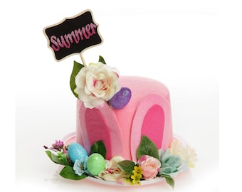 Pink Easter Hat | Etsy