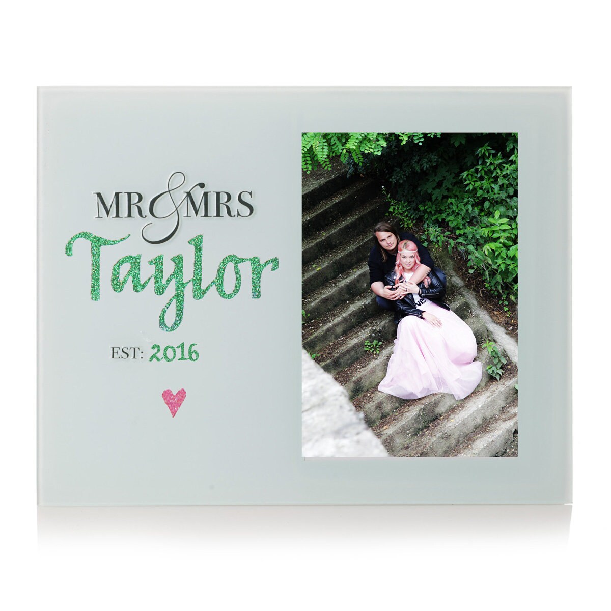 Personalised Photo Frame Mr & Mrs - Etsy
