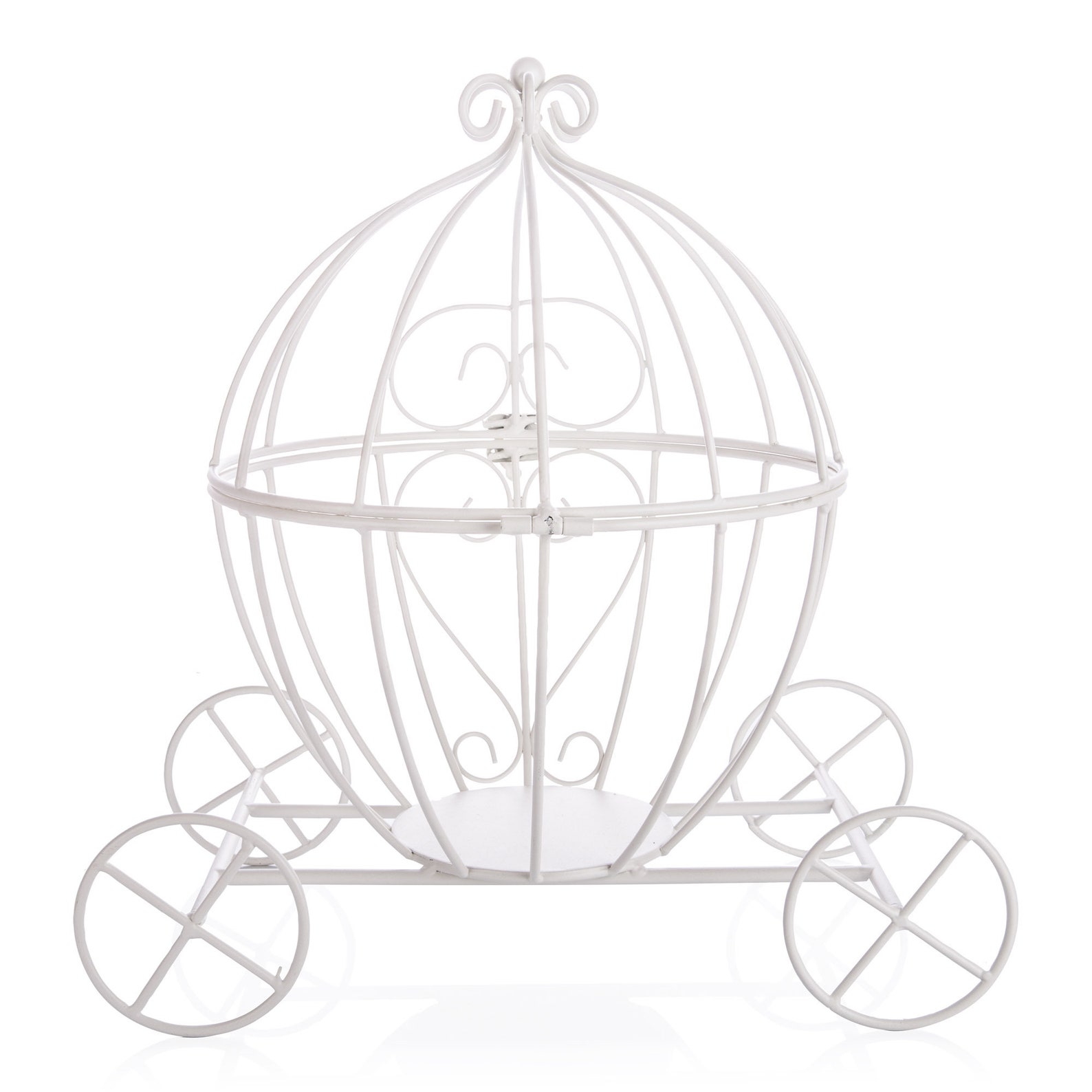 Magical White Metal Decorative Carriage - 35cm(h) - Etsy