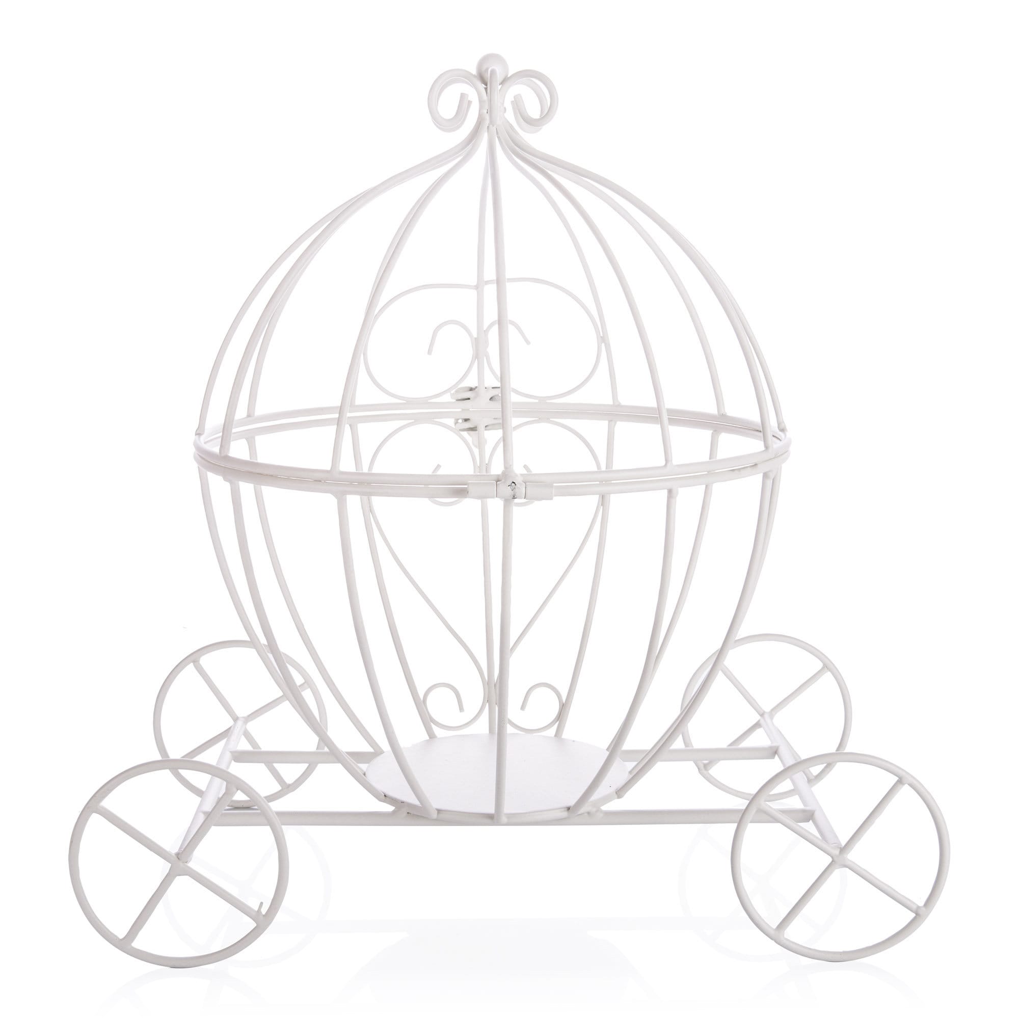 Magical White Metal Decorative Carriage - 35cm(h) - Etsy