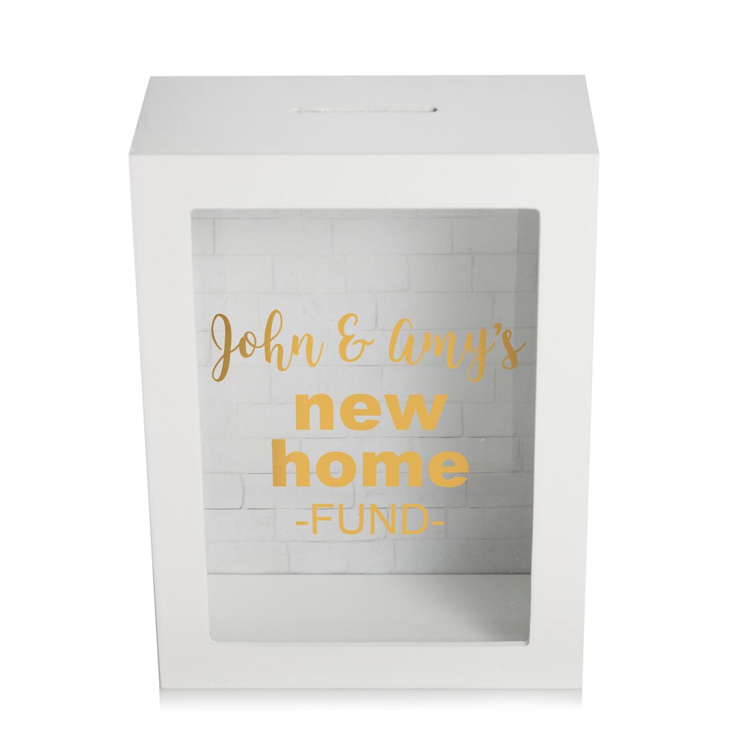 Personalised New Home Fund Money Box - Etsy