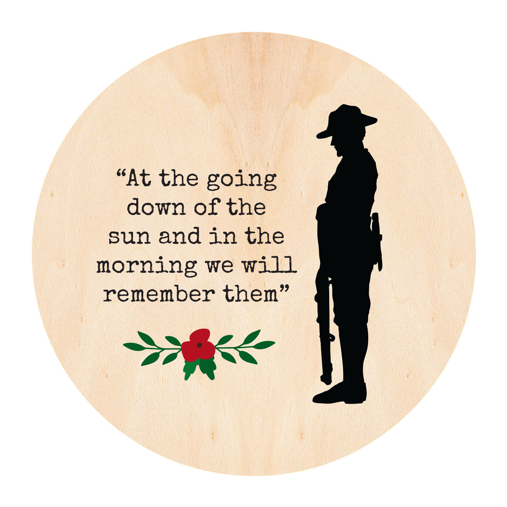 ANZAC Day Tribute Wreath Plaque - We Will Remember Them - Etsy Australia