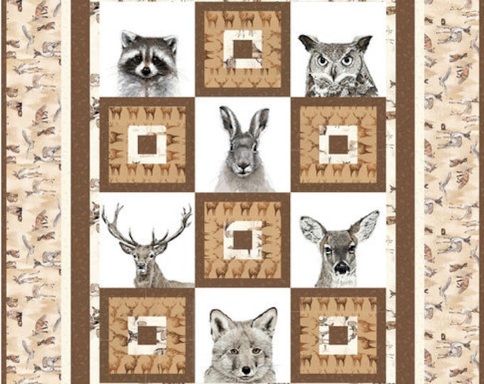 Animal Kingdom Panel Robert Kaufman Fabrics - Etsy