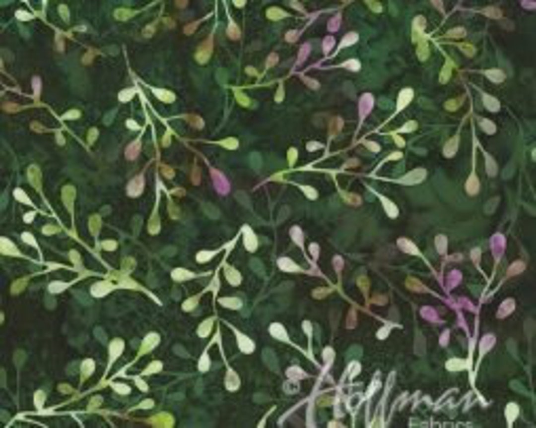 Hoffman Bali Batik - Sprigs -tavarua Q2110 365 - Etsy