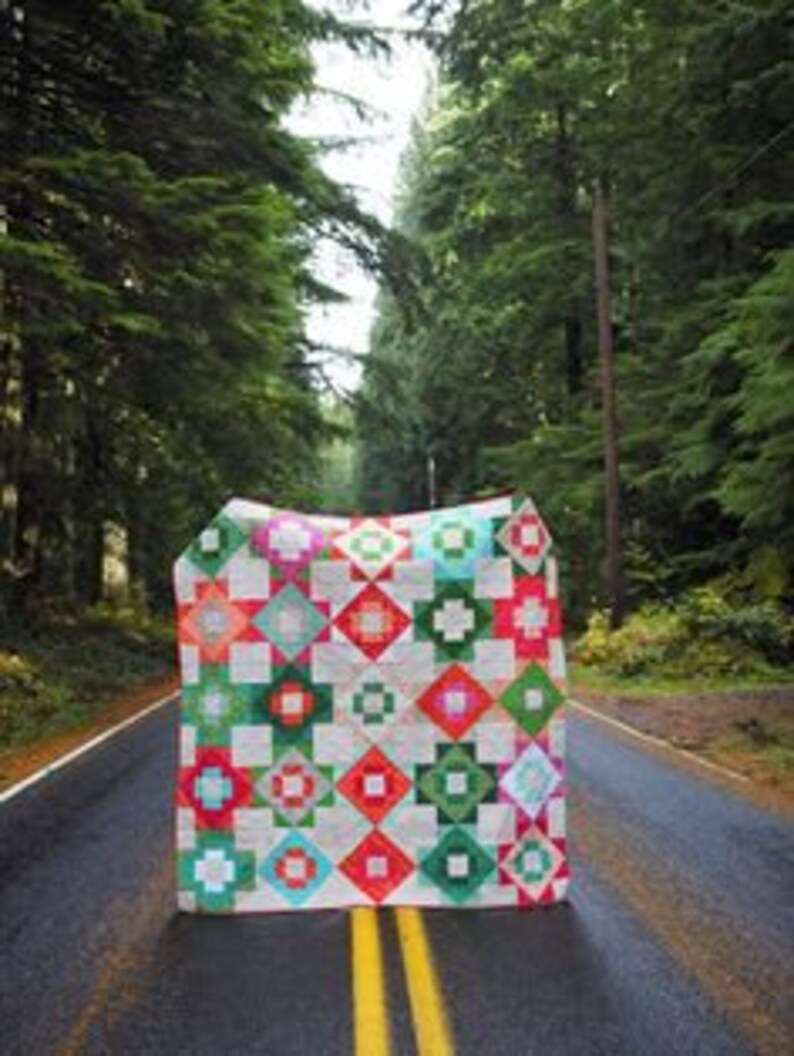 Meadowland quilt pattern by Meghan Buchanan for Then Came June | Etsy