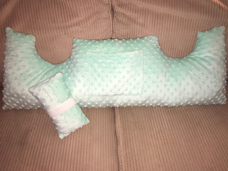 Breast Cancer Pillow/minky Mastectomy Pillow/ Double - Etsy