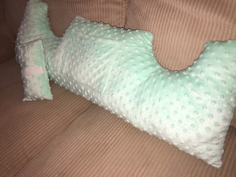 Breast Cancer Pillow/minky Mastectomy Pillow/ Double - Etsy