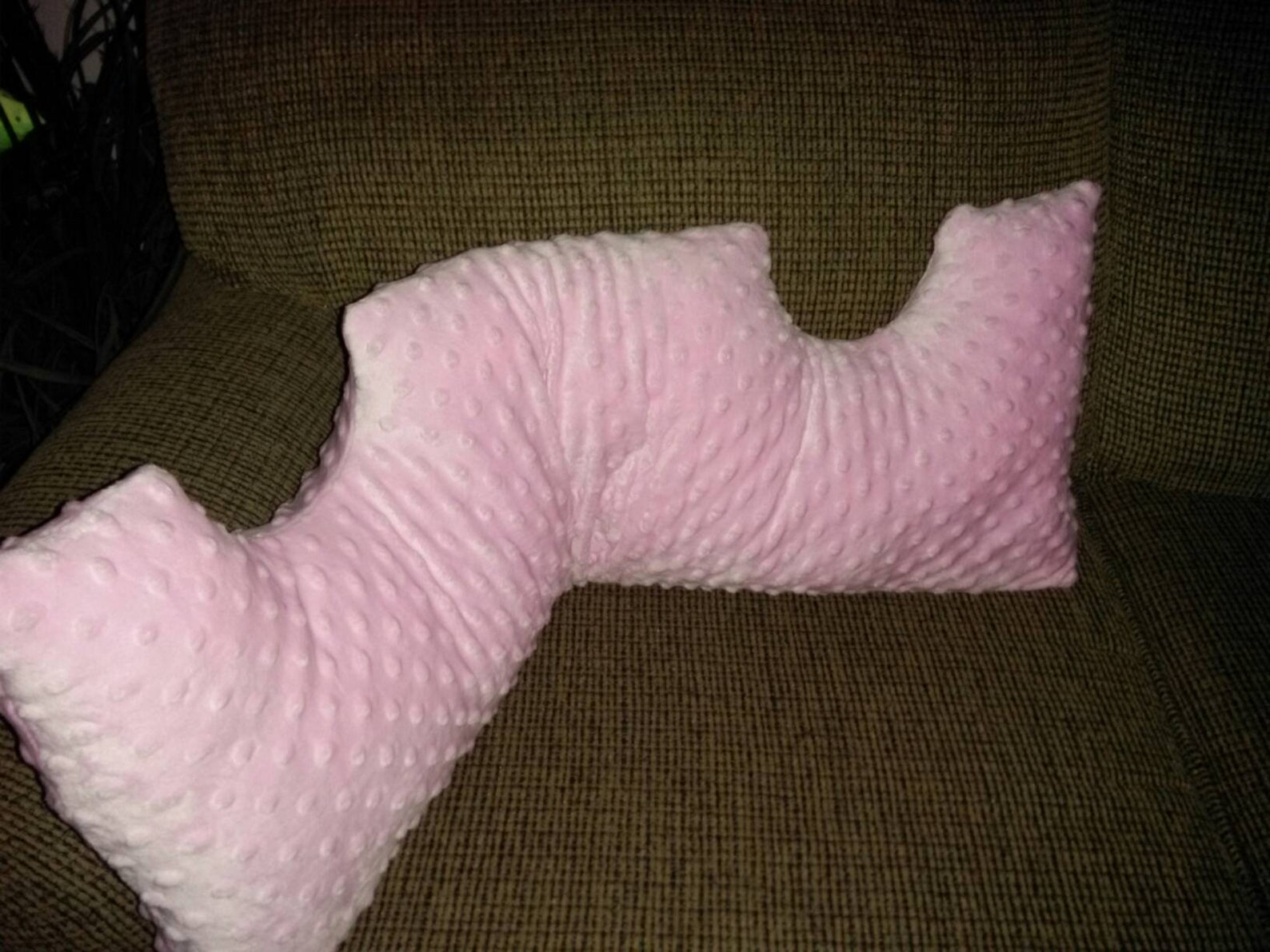Breast Cancer Pillow/minky Mastectomy Pillow/ Double Mastectomy Pillow ...