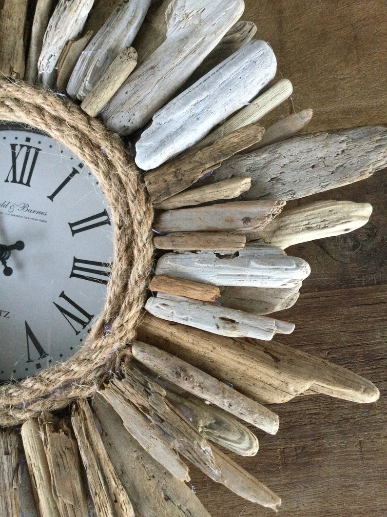Spiky Driftwood Clock - Etsy