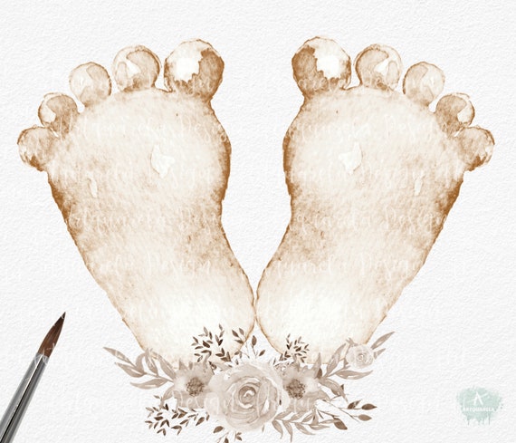 Newborn Baby Feet Drawings