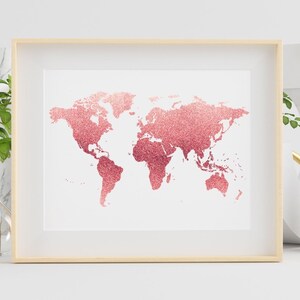 15 World Maps Clipart Watercolor and Glitter Maps Png Mapamundi Clipart ...