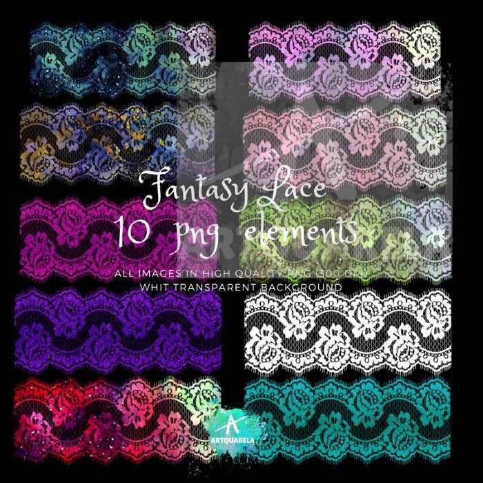 10 Overlay Lace Clipart, Borders Clipart, Glitter Lace Clip Art,blue ...