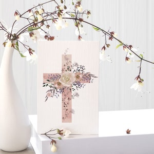 Cross Clipart PNG Vector-floral Crosses Baptism- Catholic Crosses-first ...