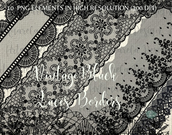 Victorian Vintage Lace Clip Art