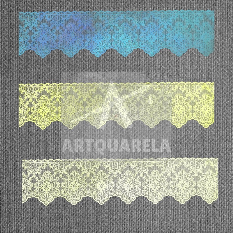 Watercolor Lace Clipart, Borders Clipart,overlay Lace Clip Art,white ...