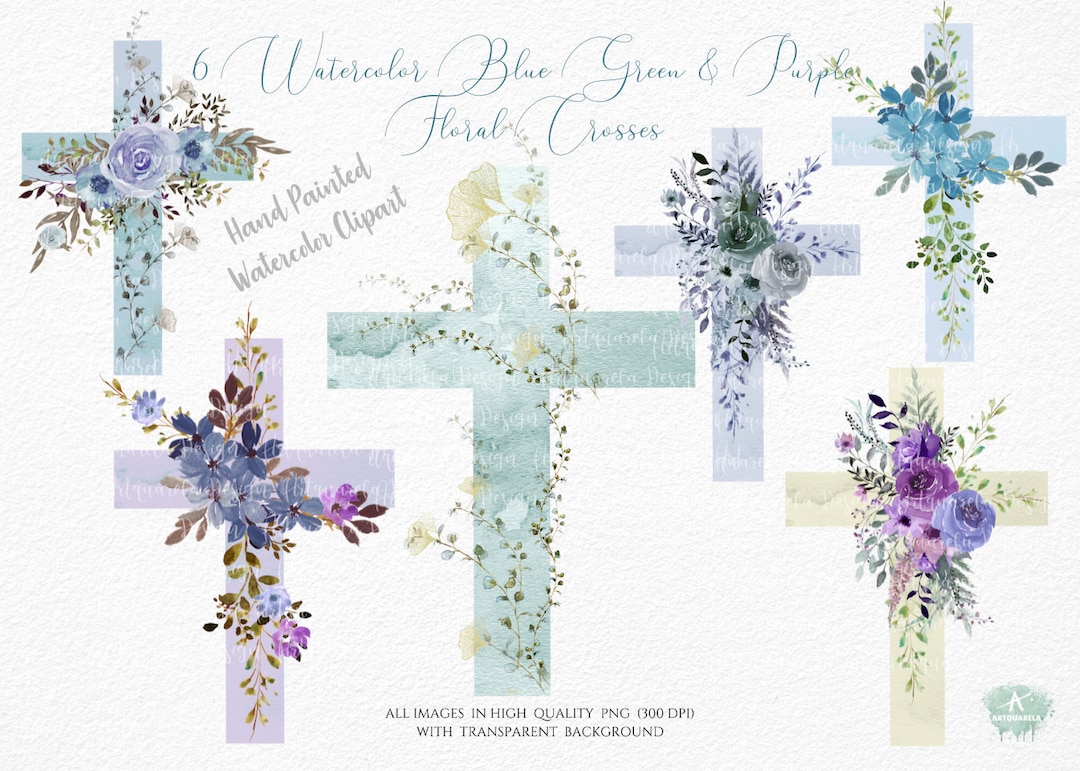 Purple Cross Clipart